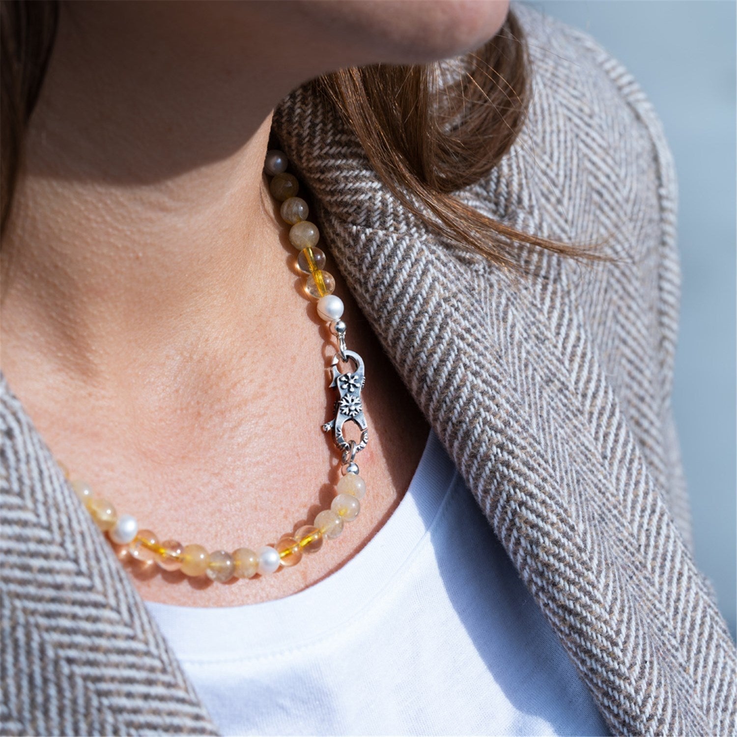 Energy beads necklace store